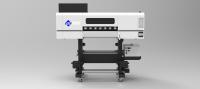 China 1800 DPI Roller Heating DTF UV Printer with 1500ml UV Ink for CMYK White Printing for sale