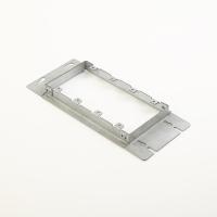 China Two Gang Metallic Outlet Box Mud Ring G60 Steel 0.60-1.60mm Thickness 14-1/4