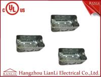 China UL Listed Galvanized Steel Conduit Handy Box 2x4 Inch with 1.60mm Thickness and Custom Knockouts for sale