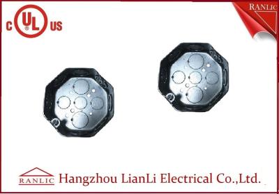 China UL Listed Steel Outlet Box 5x5x1.5 Inch with Eight Side 1/2