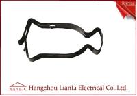 China 1/2 3/4 Inch EMT Conduit Caddy Clip Steel Black Enamel Finish Electrical Fittings for sale