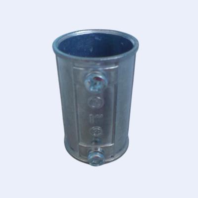 China Aluminum EMT Connector Set Screw Type with Zinc Locknut 1/2 to 4 Inch for sale