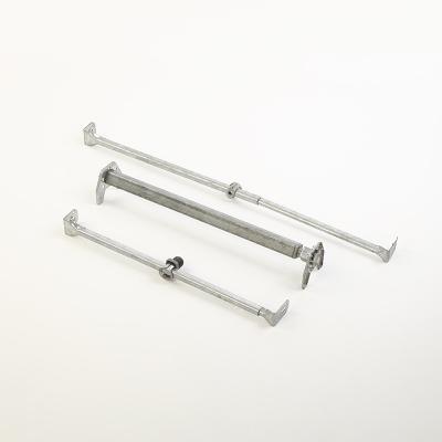 China Adjustable Ceiling Fan Box Hanger Support 16 to 24 Inch Zinc Plated UL Standard for sale