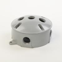 China PVC Coated 3 4 5 Hole Waterproof Junction Box 2-1/8 Inch UL Listed Aluminum for sale