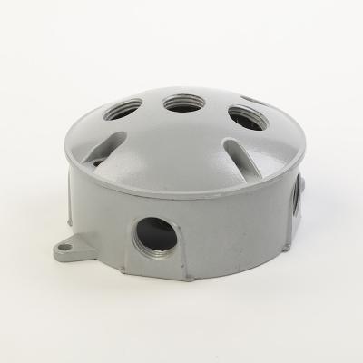 China PVC Coated 3 4 5 Hole Waterproof Junction Box 2-1/8 Inch UL Listed Aluminum for sale