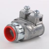 China Zinc Die Cast 3/8 in Snap-In AC MC Cable Duplex Connector for 1/2 in Knockout Box for sale