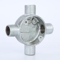 China Hot Dip Galvanized Malleable Electrical Junction Box 20mm-50mm BS4568 Conduit Fittings for sale