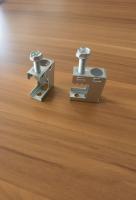 China 41x21mm 65Mn Beam Steel Conduit Strut Clamp - Pre-Galvanized 1.5-2.5mm Wall Thickness for Electrical Installations for sale