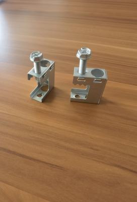 China 41x21mm 65Mn Beam Steel Conduit Strut Clamp - Pre-Galvanized 1.5-2.5mm Wall Thickness for Electrical Installations for sale