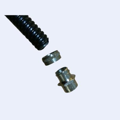 China IP6 Anti-Fire PVC Coated Flexible Electrical Conduit 0.22mm Steel Core 16mm-100mm Size Range for sale