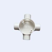 China PVC Electrical Junction Box 20mm 25mm with Brass Screws - UPVC Material, SAA/ISO/CE Certified for sale