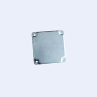 China Electrical 1.60mm Cover Conduit Junction Box With Screws Pre Galvanized for sale