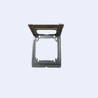 China Pre Galvanized Electrical Wall Stud Brackets 0.70mm One Gang Box Support for 16-24in Stud Spacing for sale