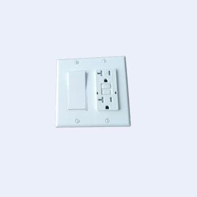 China One Gang Five Pole Silver Wall Socket Switch 15A PreFAB Finish with 14 AWG Wire for sale