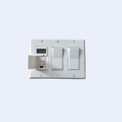 China Prefabricated Three Gang Conduit Box with Snap On Plaster Ring 16 in Stud Spacing for sale