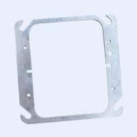 China Electrical 1.20mm Conduit Junction Box Pre Galvanized 4x4 Cover Screw for sale