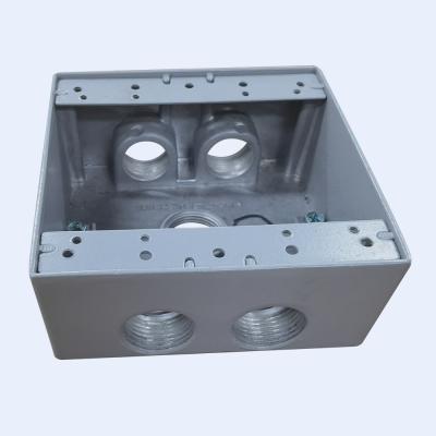 China PVC Coated Aluminum Junction Box 4×2×2-1/8
