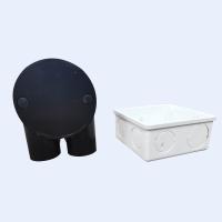 China 20mm 25mm UPVC Electrical U-Way Switch Gang Box with Brass Screw Terminals -25kV Insulation Rating for sale