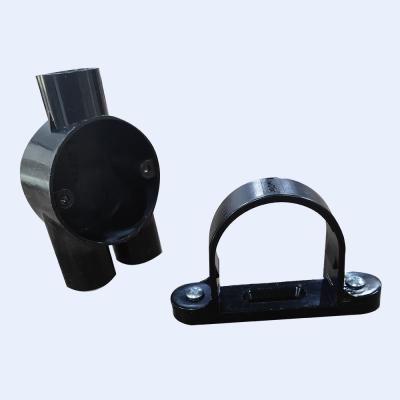 China PVC Electrical Terminal Gang Box 20mm 25mm UPVC Conduit Junction with Brass Screw FV-0 Fire Rating for sale