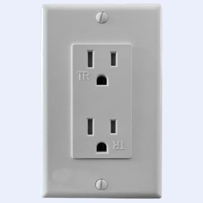China Kids Protection Prefab 1 Gang Wall Switch With Socket Plug 14AWG Wire Fix for sale