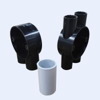 China UPVC Non-Flame Coupler for 40mm Electrical Conduit Pipe - IP65 Rated, VO Flame Resistance, -25°C to +100°C Temperature Range for sale