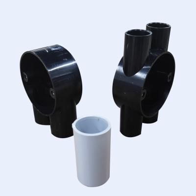 China UPVC Non-Flame Coupler for 40mm Electrical Conduit Pipe - IP65 Rated, VO Flame Resistance, -25°C to +100°C Temperature Range for sale