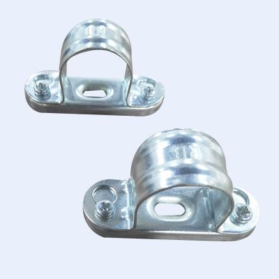 China Electro Galvanized 25mm Gi Space Bar Saddle Zinc Plated Fixed Screws for sale