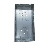 China Multi Gang Welded Steel Conduit Junction Box 1.60mm Thickness Pre Galvanized for sale