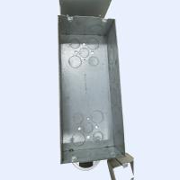 China 1.60mm Multi Gang Box Steel Coil Zinc Coated 1/2 3/4 1 Inch KO Electrical Junction Box for sale