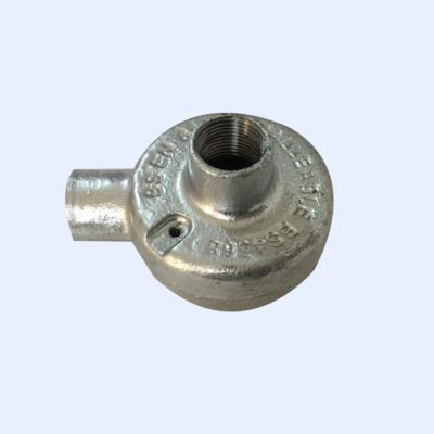 China One Way Conduit Junction Box 28MM Depth BS4568 Standard Hot Dip Galvanized for sale