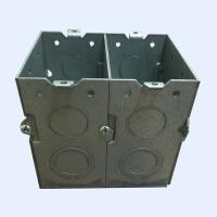 China Octagon Prefabricated Conduit Metal Box Extension Ring 54MM Hight for sale