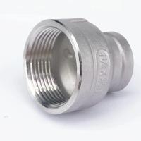 China 1-1/2 x 1 Inch Stainless Steel Reducer Coupling for BS4568 Conduit DIN1692 for sale