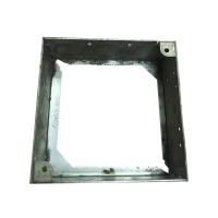 China Thickness 1.60mm Square Box Extension Ring With Knockouts Fixing Screw for sale