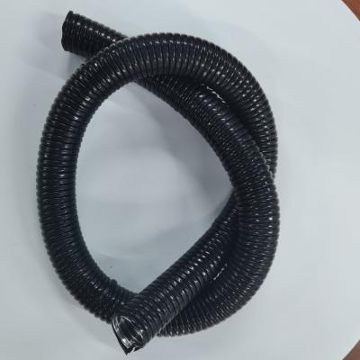 China 20mm Interlock Double PVC Coated Flexible Conduit with BSI Certification - 0.22mm Steel, 75° Bend Radius for sale