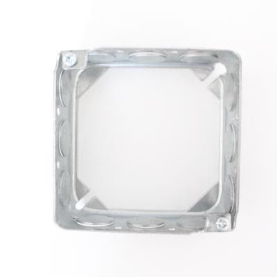 China Prefab Steel Conduit Box 1.60mm Fix With Screws 1-1/2 Inch Depth Knockouts for sale