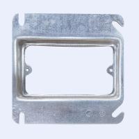 China Pre Galvanized Square Conduit Box Mud Ring 1.60mm Thickness UL Listed for sale