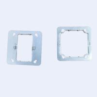 China Zinc Plated Steel Mud Ring 1.20mm 1.60mm Thickness One Gang UL Listed for sale