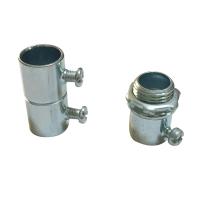China 4 Inch EMT Coupling Electro Galvanized Blue Silver Color Plated UL Listed for sale