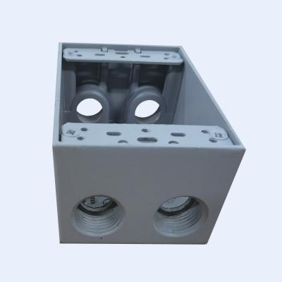 China UL Listed 5-Hole Rigid Conduit Junction Box 4x2x2-1/8