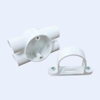 China Upvc Space Bar Saddle 1 Way Junction Box UPVC 32mm Low Smoke for sale