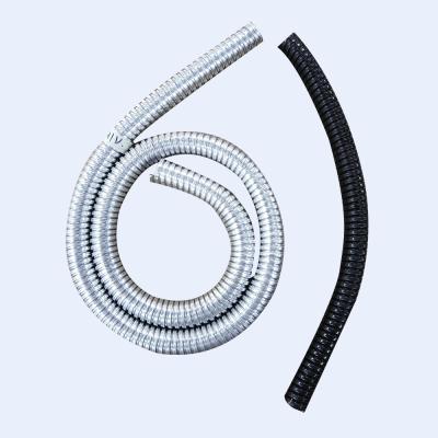China PVC Coated Flexible Electrical Conduit UL360 0.22-0.60mm Thickness 20-100mm for sale