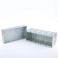 China Electrical Conduit Junction Box 1.60mm Thickness Silver Galvanized Steel with 1/2