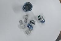 China Blue Cap EMT Conduit Fittings Steel Zinc Plated 1/2 to 4 Inch with Liquid Tight Ring for sale