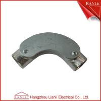 China White Aluminum Inspection Bend Conduit Junction Box 2 Way - 20mm & 25mm Sizes for BS4568/BS31 Standards for sale