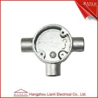 China White Malleable Pipe Fittings 3-Way Junction Box 32mm 40mm for BS4568 GI Conduit Systems for sale