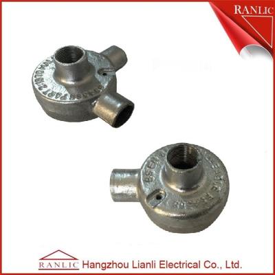 China Malleable Iron Trough Way Conduit Junction Box Back Outlet 20mm to 50mm BS4568 for sale