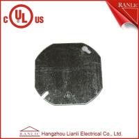 China Octangular Electrical Metal Conduit Box Cover 5x5 Inch with 1/2