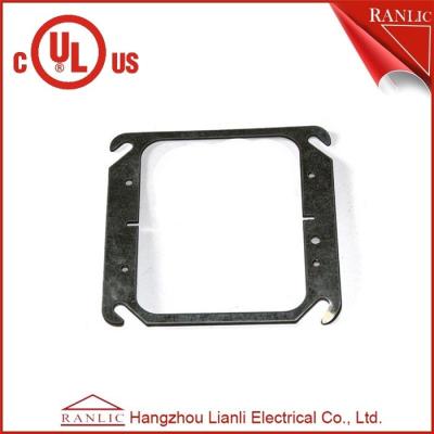 China Two Gang Square Electrical Outlet Box Cover 1.6mm Thickness UL Listed Steel for sale