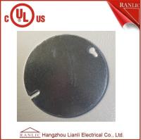China Steel Round Electrical Outlet Covers 1.60mm UL Listed with 1/2