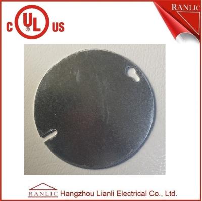 China Steel Round Electrical Outlet Covers 1.60mm UL Listed with 1/2